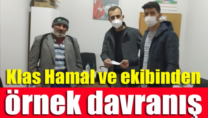 Klas Hamal ve ekibinden örnek davranış - Kandıranın Sesi, Haberin Doğru ... Klas Hamal ve ekibinden örnek davranış - Kandıranın Sesi, Haberin Doğru ...